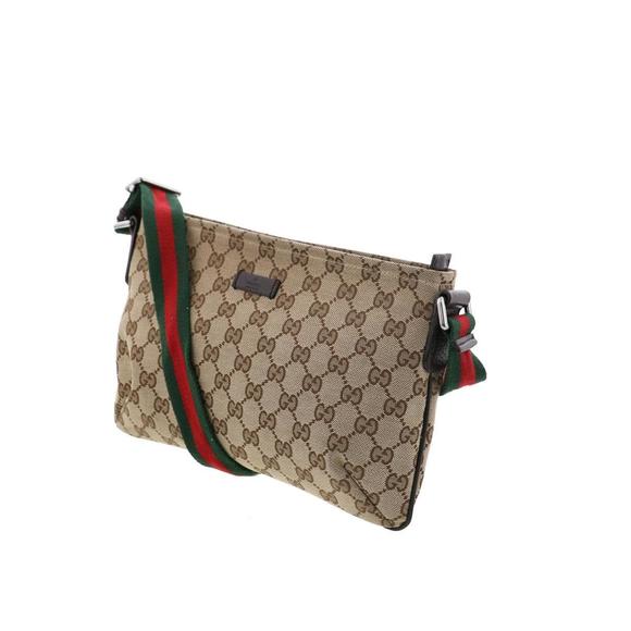 Gucci | Bags | Gucci Shoulder Tan Canvas Gg Bag | Poshmark